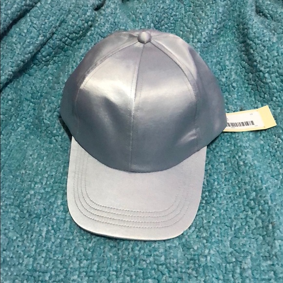 Accessories | New Grey Solid Satin Baseball Cap | Poshmark